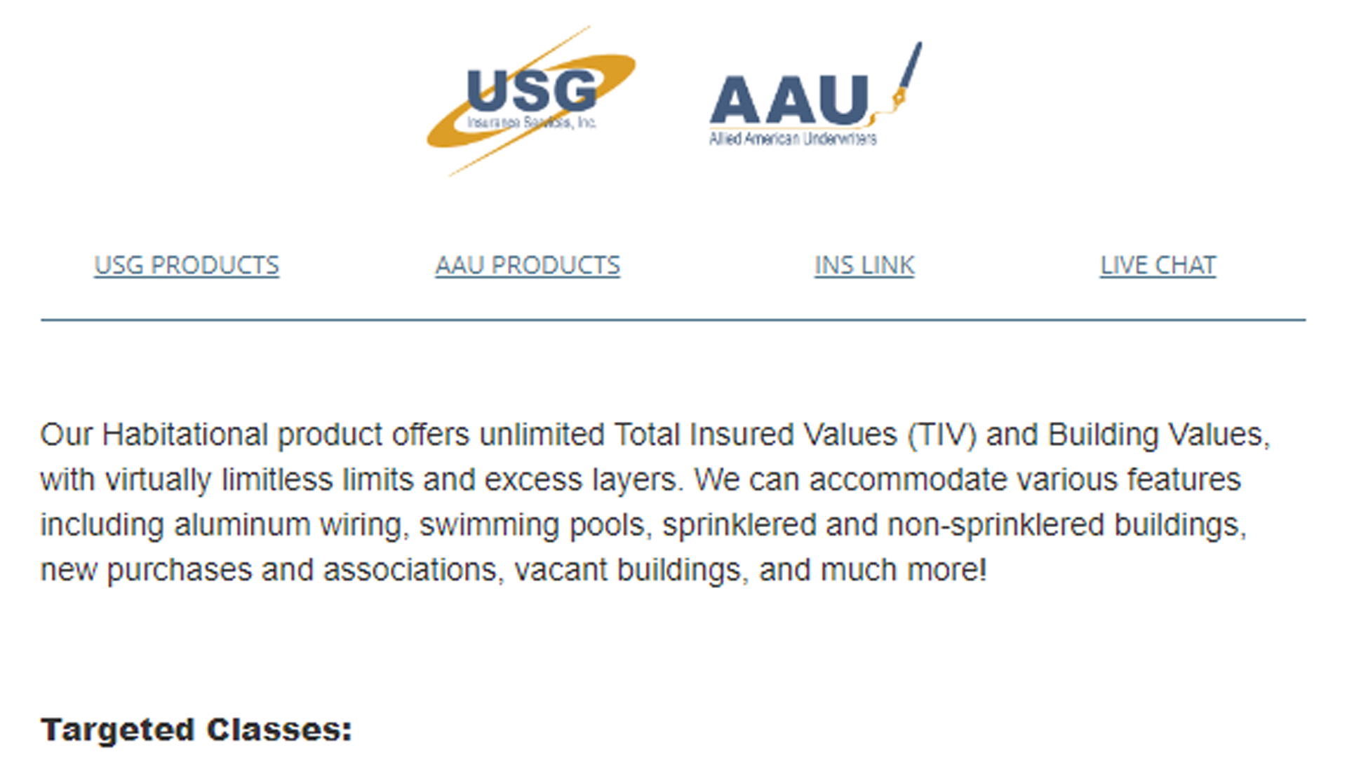 Habitational Insurance Solutions
